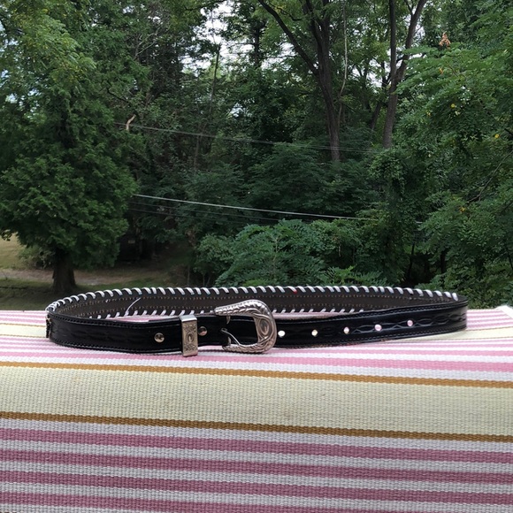 Milor | Accessories | Milor Genuine Leather Beaded Belt | Poshmark